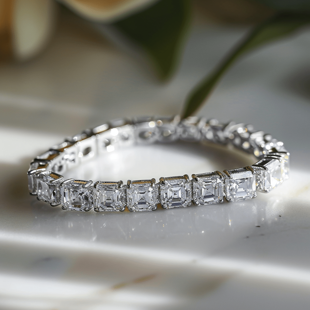 Flawless 0.5 Pointer Asher Lab Diamond Bracelet | Fiona Diamonds