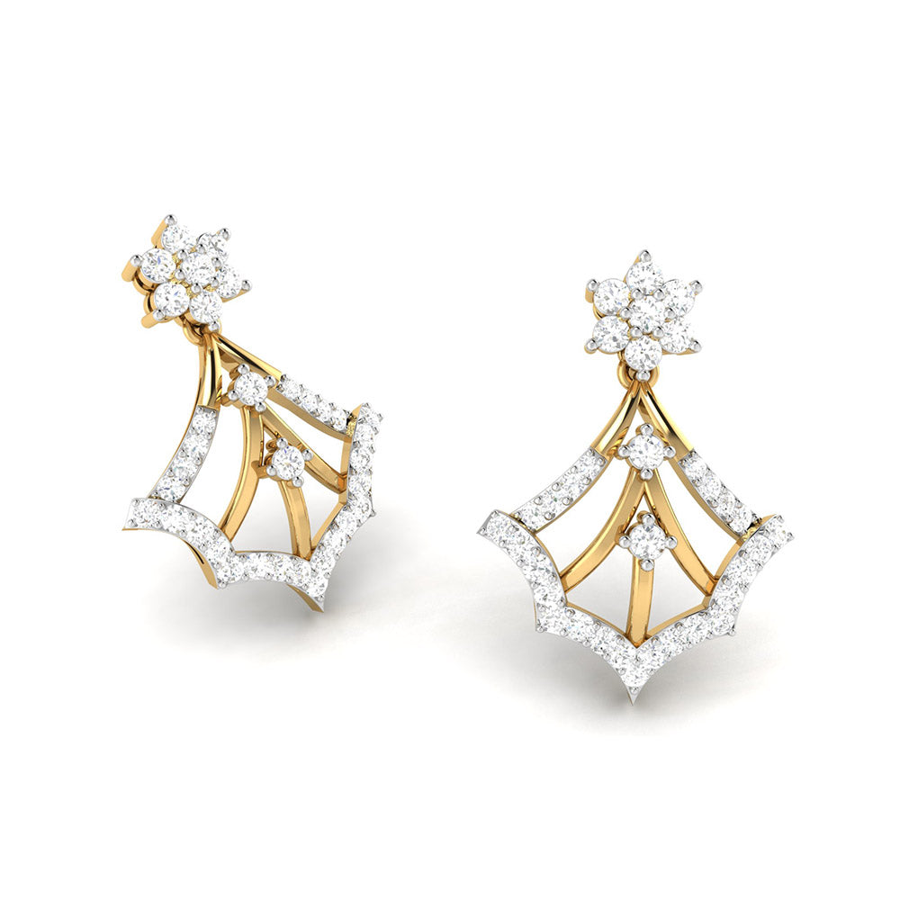 Buy Cosmos Lab Grown Diamond Earrings | Fiona Diamonds