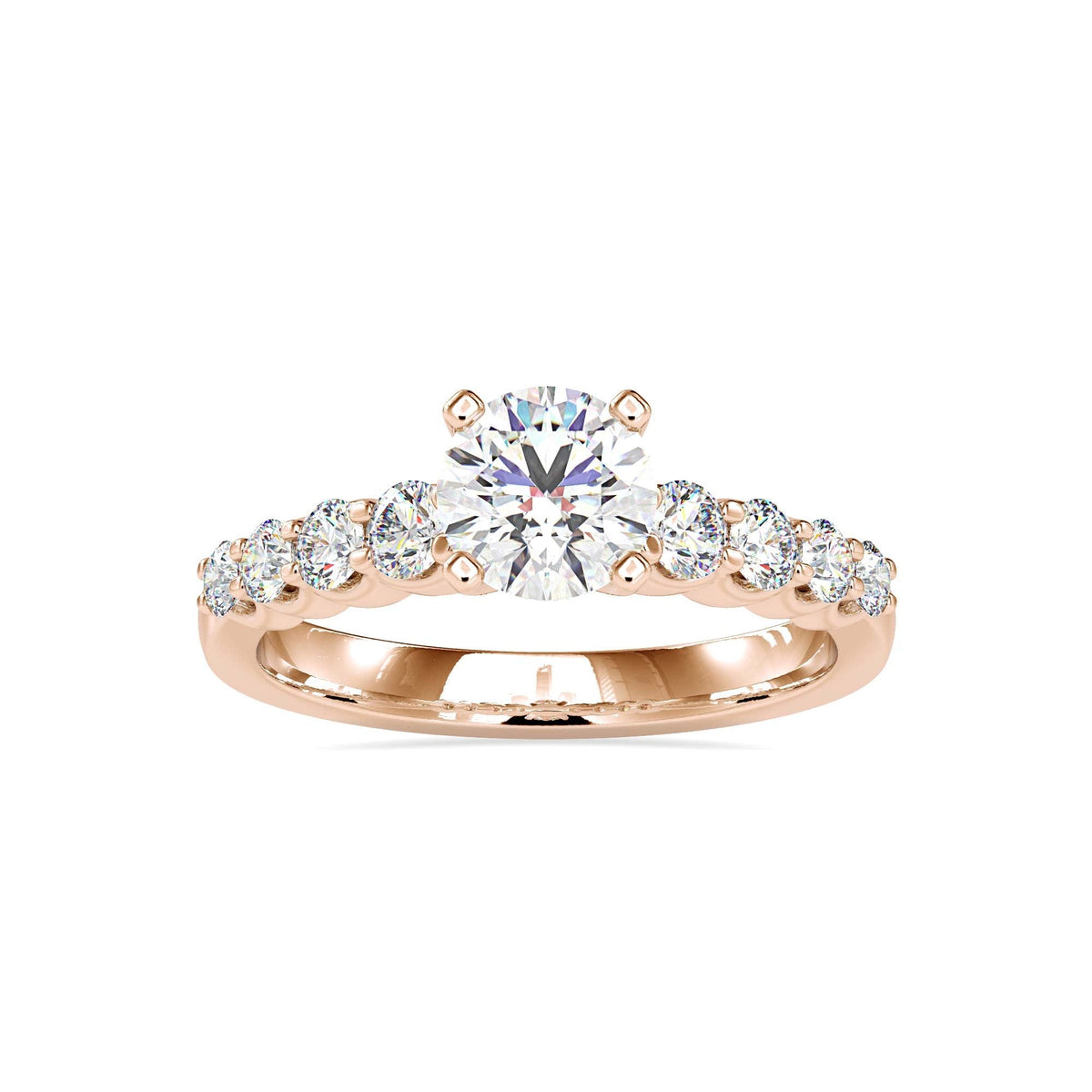 Aria 0.90 Pointer Round Lab Diamond Ring | Fiona Diamonds
