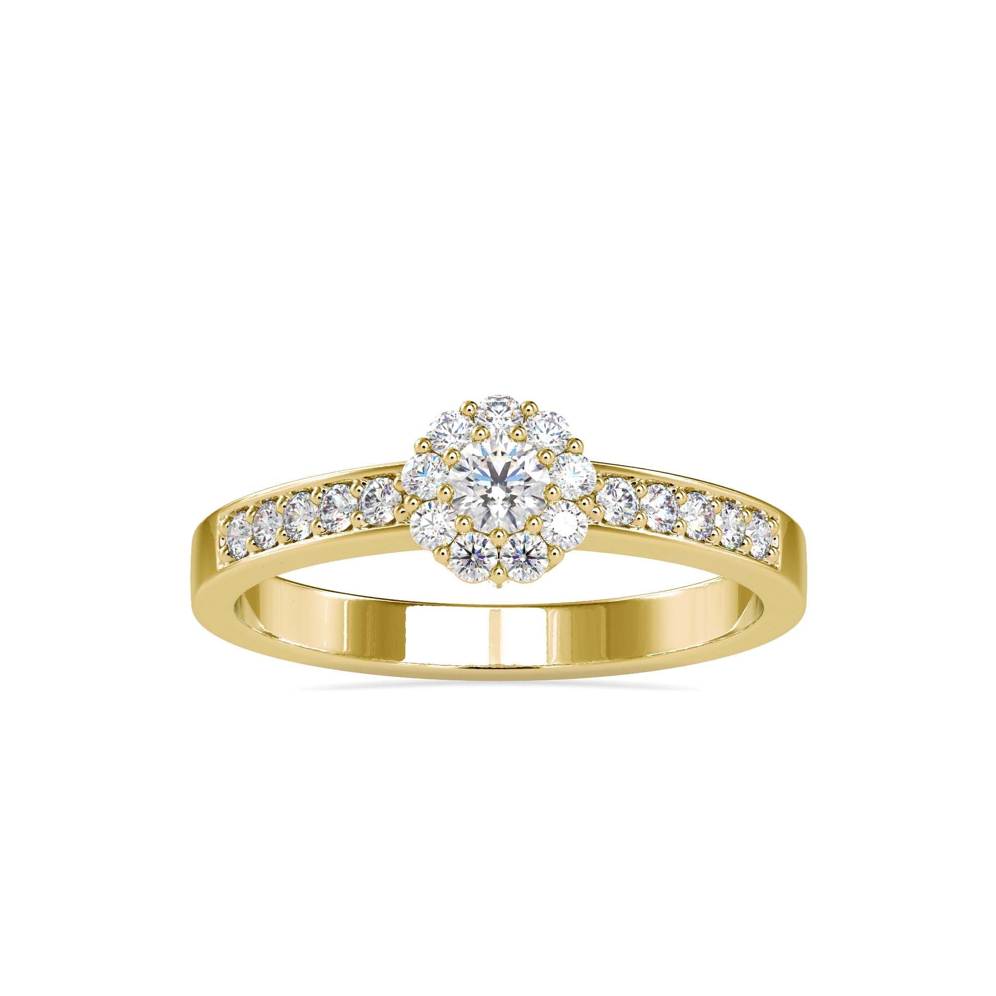 Buy Nova Halo Lab Diamond Ring | Fiona Diamonds